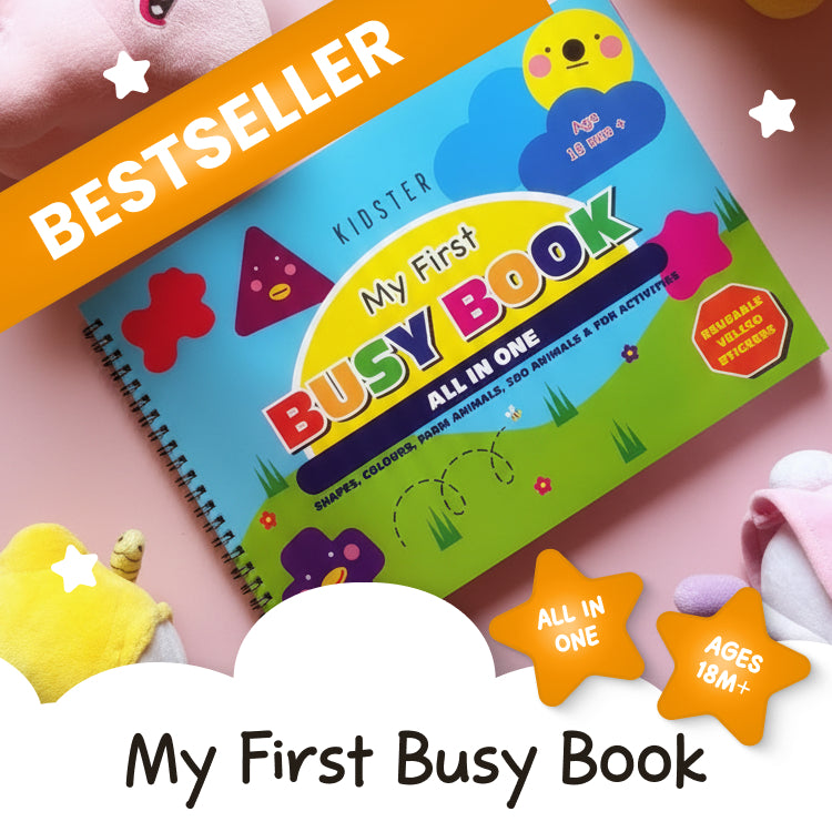 My First Busy Book, All in One, for Ages 18 Months+ – KIDSTER